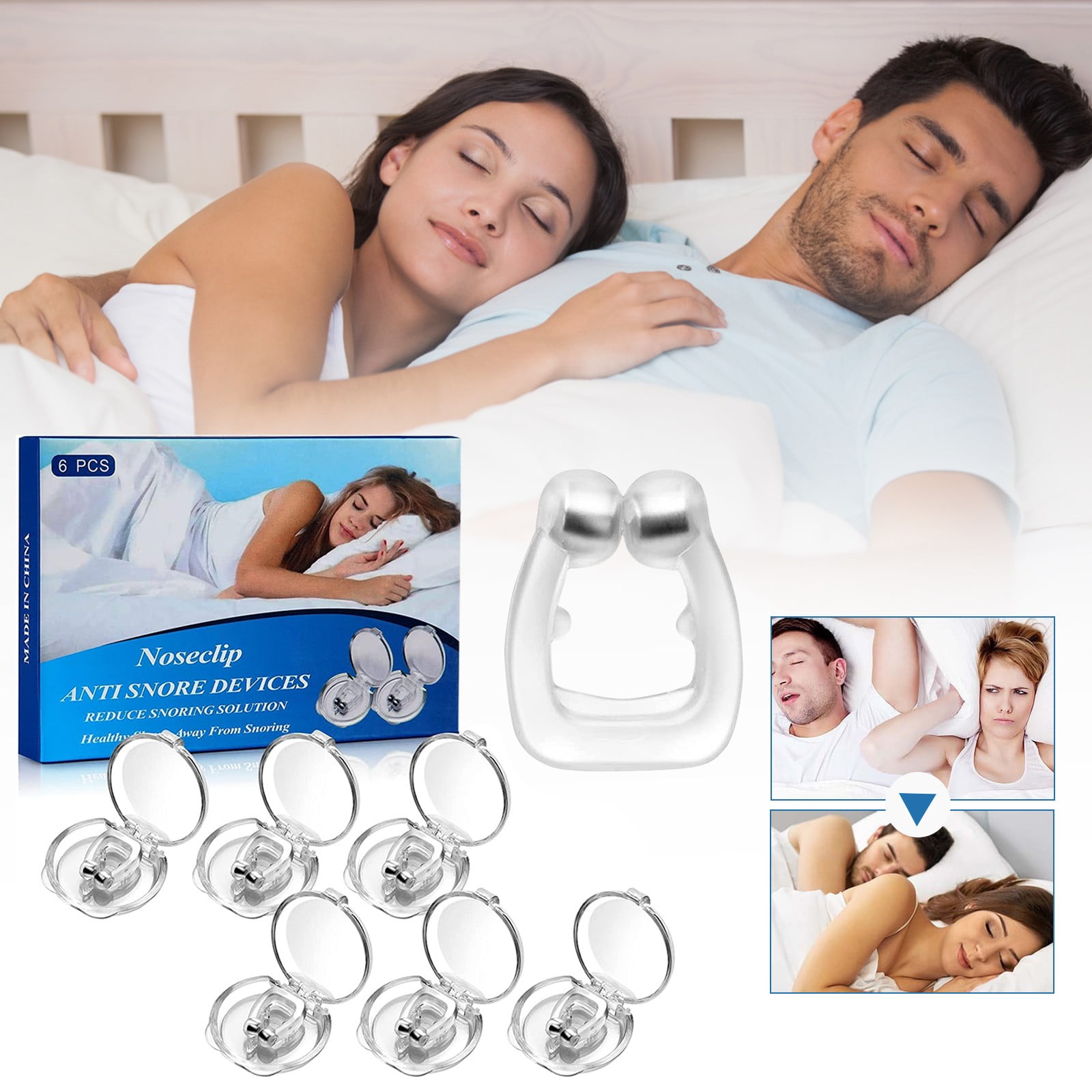 Hot Sale! Anti Snoring Devices, Snore Stopper with Adjustable Magnet ...