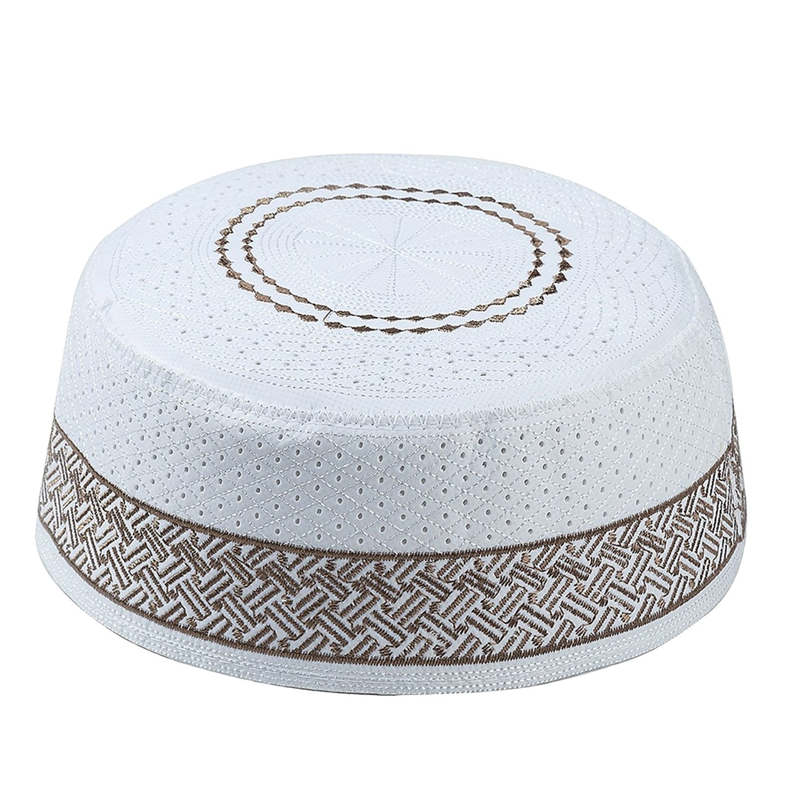 BKQCNKM Kufi Hats for Men, Muslim Hats for Men, Eid Gift, Muslim Cotton ...