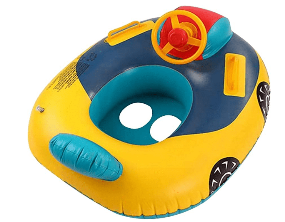 Hot Sale Baby Inflatable Pool Float Swimming Float Boat with Steering ...