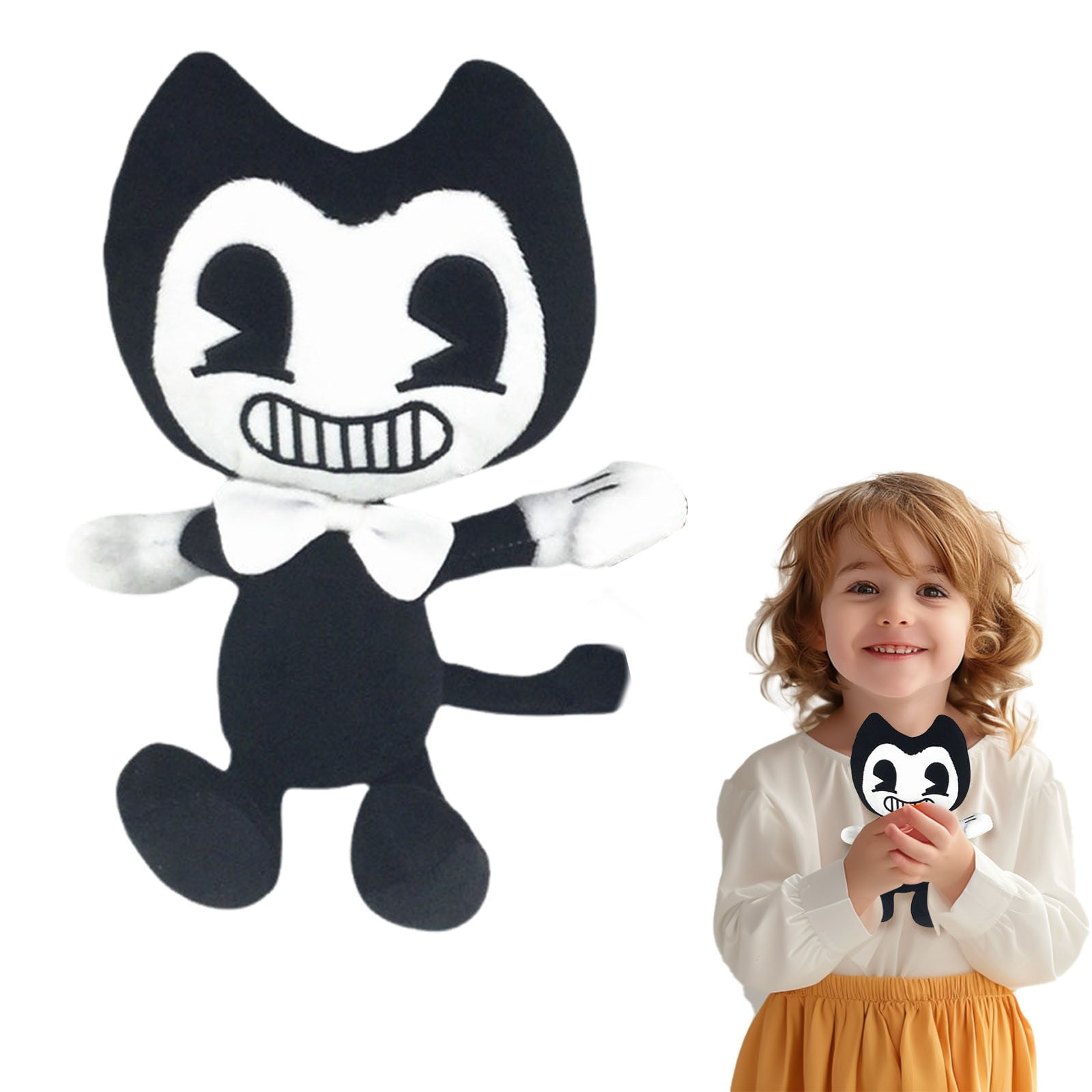 Hot Sale! Bendy Plush Toys Doll 11.81“ Cute Game Horror Bendy Plush ...