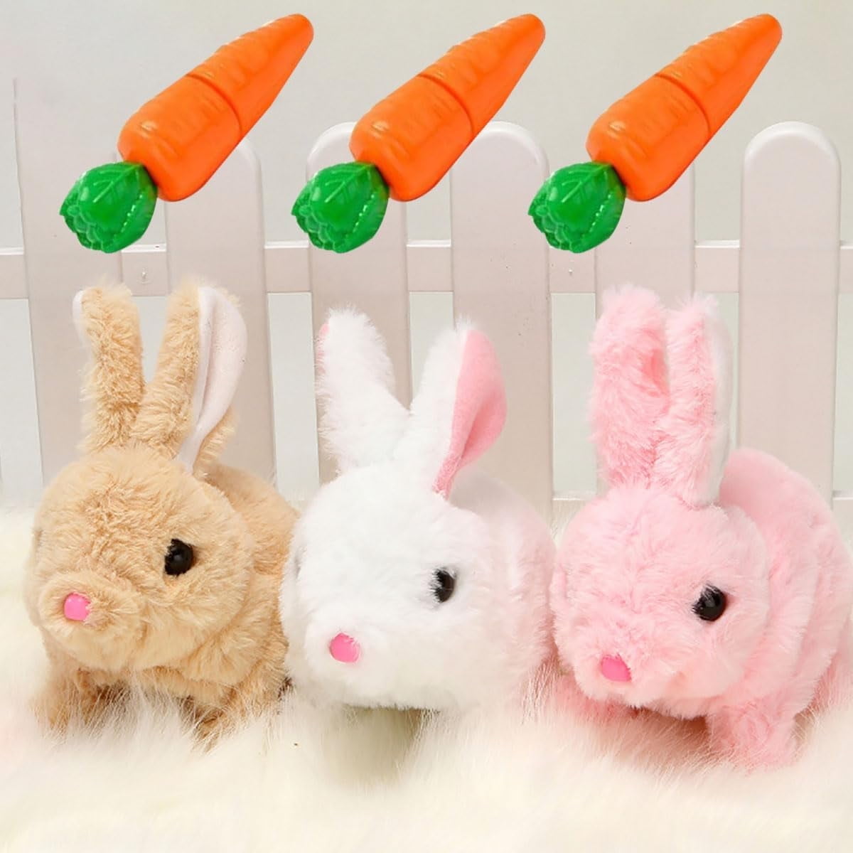 Hot Sale! Bunny Toys Interactive Electronic Pet Toys Bunnies Can Walk ...