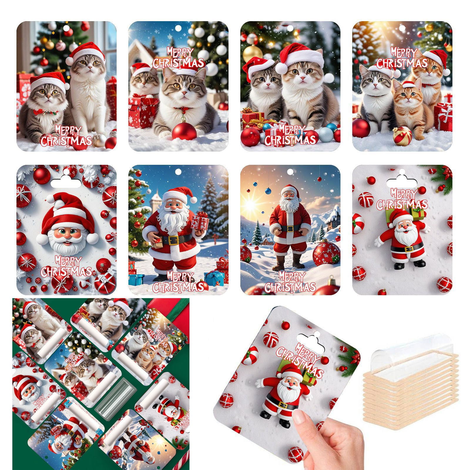 Christmas Money Holders Gift,Cash Xmas Cards Money Holder Ornaments ...