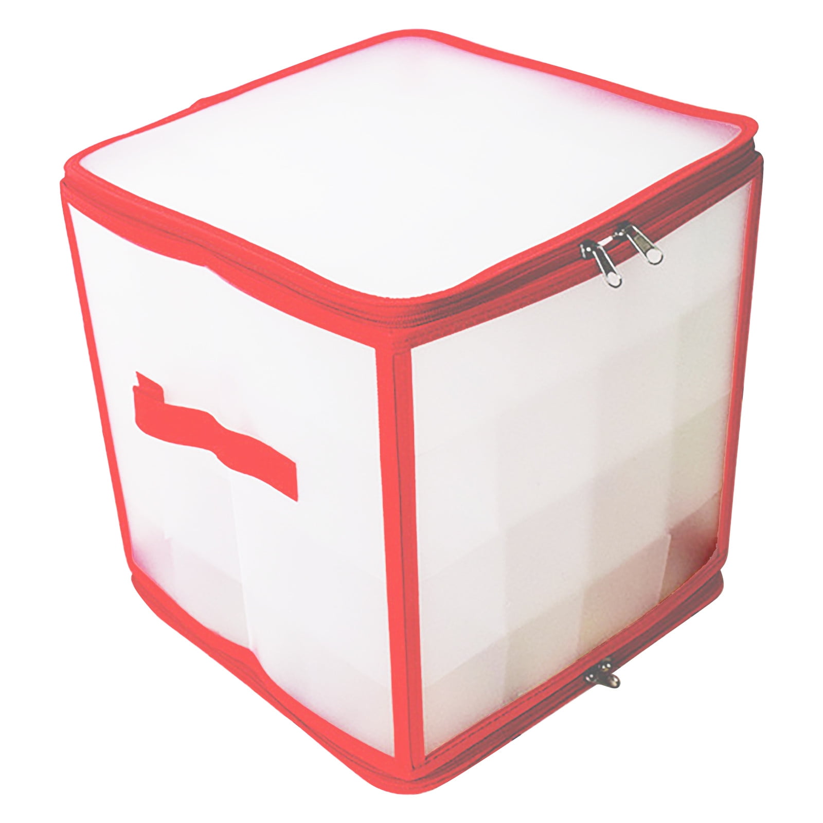 Christmas Ornament Storage Box with 4 Trays,Holds Up to 64 Ornaments ...