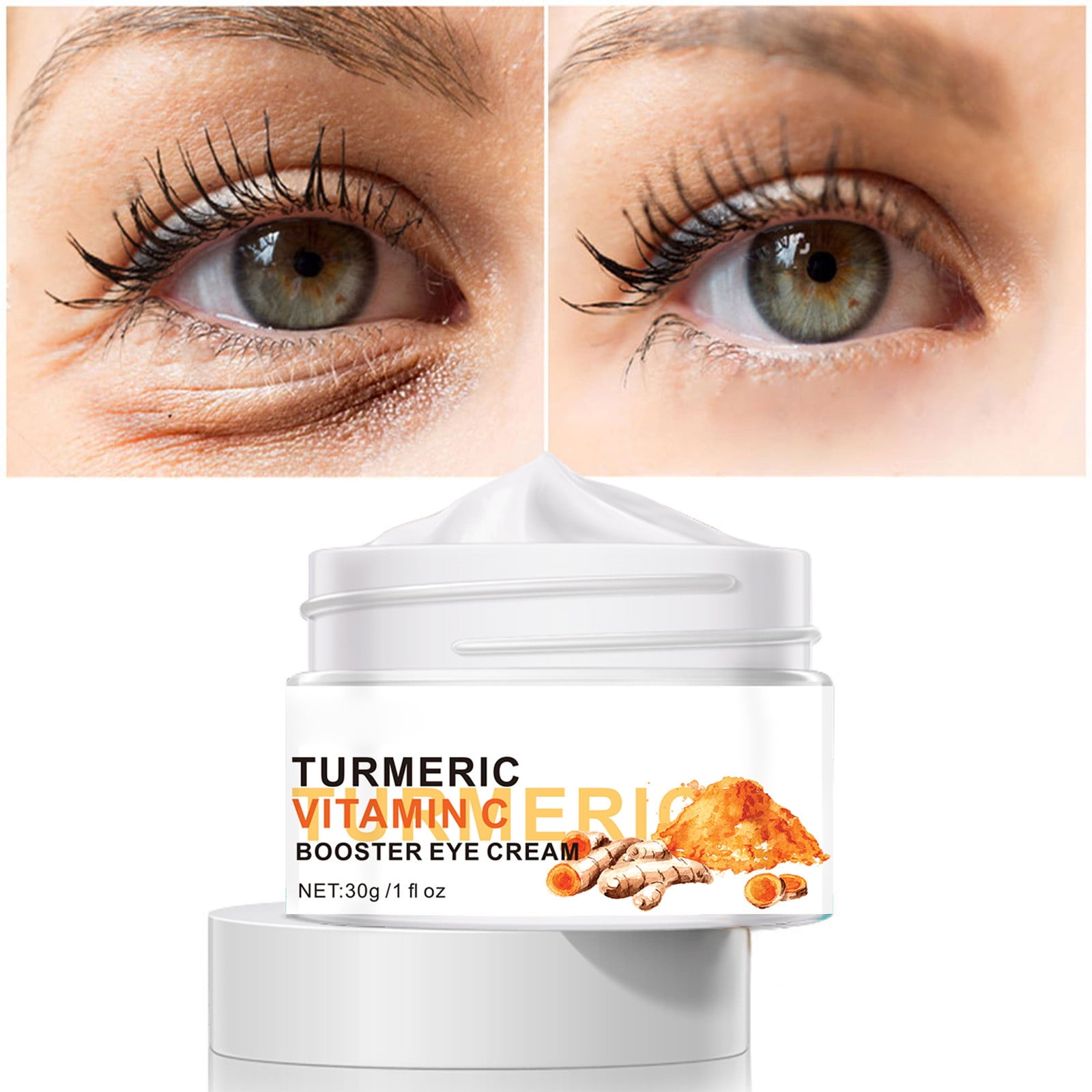 Hot Sale! Curcumin VC Eye Cream, VC Brightening Eye Cream Moisturizes ...