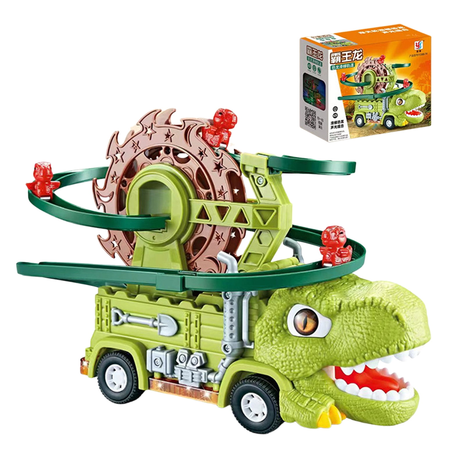 Hot Sale | Dinosaur Climbing Slide Music Toy Truck Electric Dinosaur ...