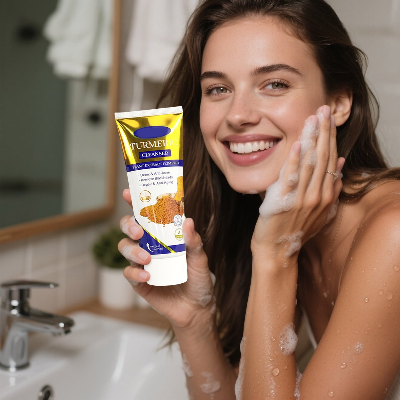 Hot Sale Facial Cleaner Natural Exfoliant For Shimmering Skin Helps ...