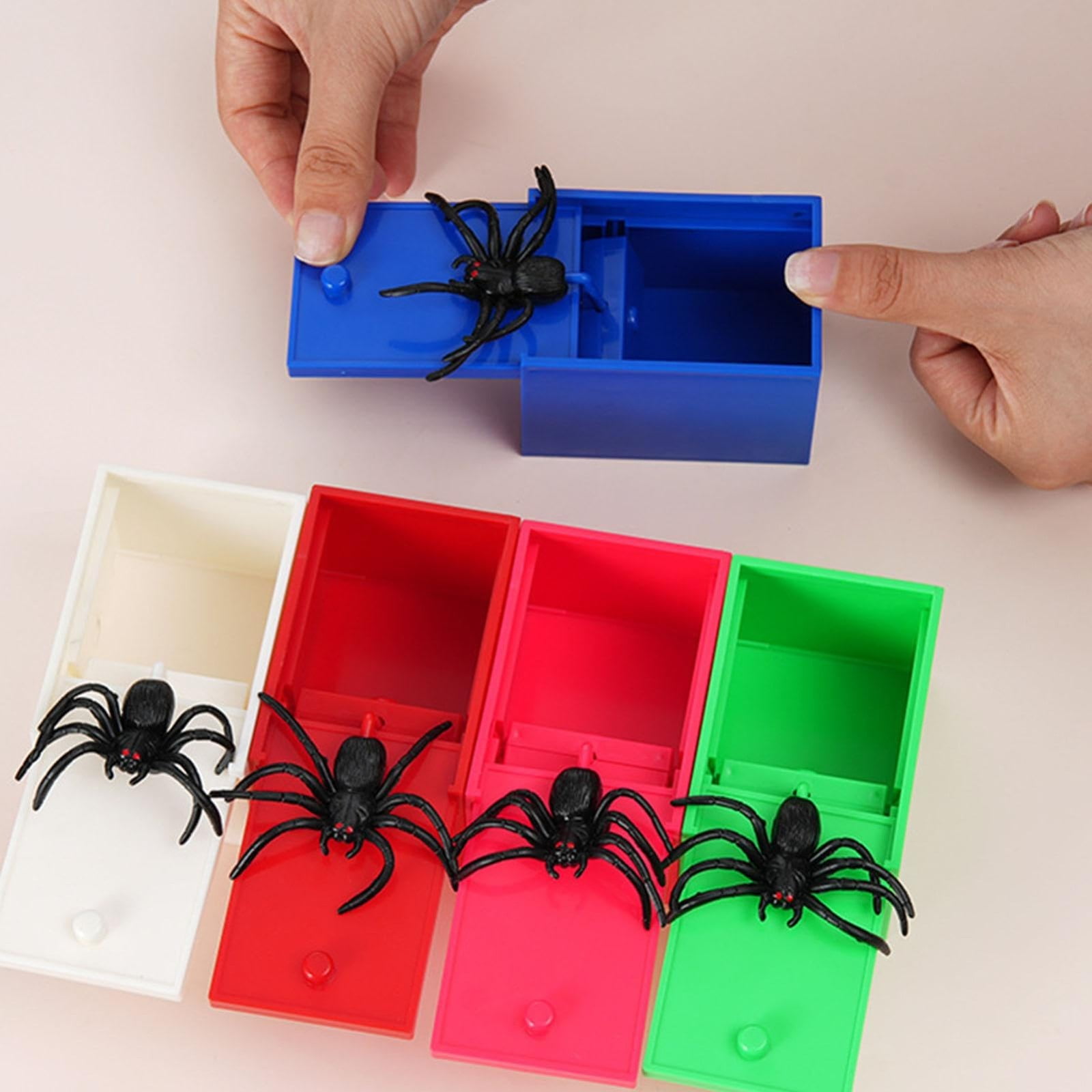 Hot Sale! Fall Decor Halloween Decor Spider Prank Box - Fun Scary Toy ...