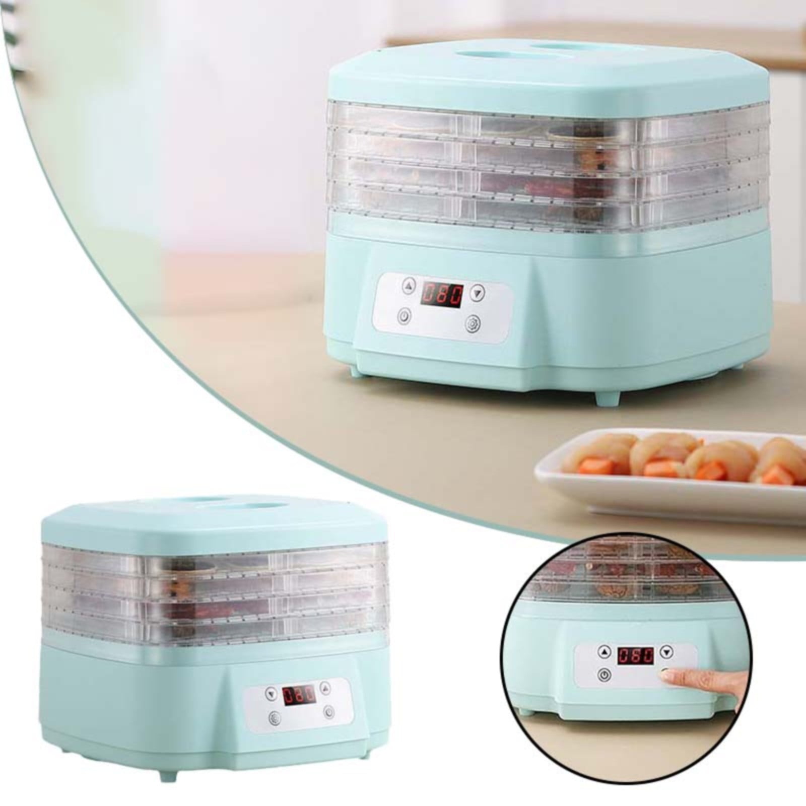 Hot Sale! Home Dryer 360° Airflow Food Dehydrator with Tray, Freeze ...