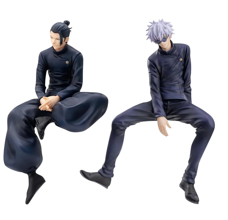 Hot Sale!Jujutsu Kaisen Figure,5.6" Sitting Gojo Satoru & Geto Suguru ...
