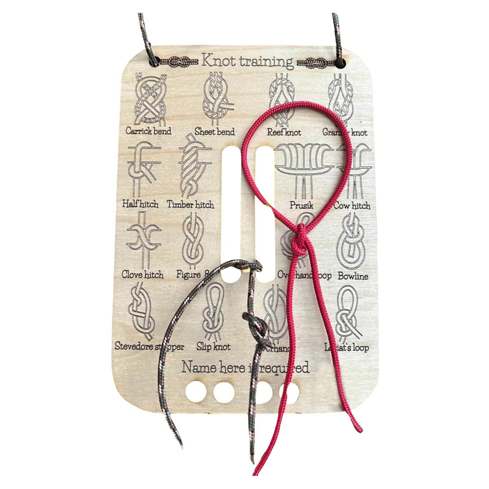 Hot Sale | Learn Knot Training Board Knot Tying Practice Board Kit ...