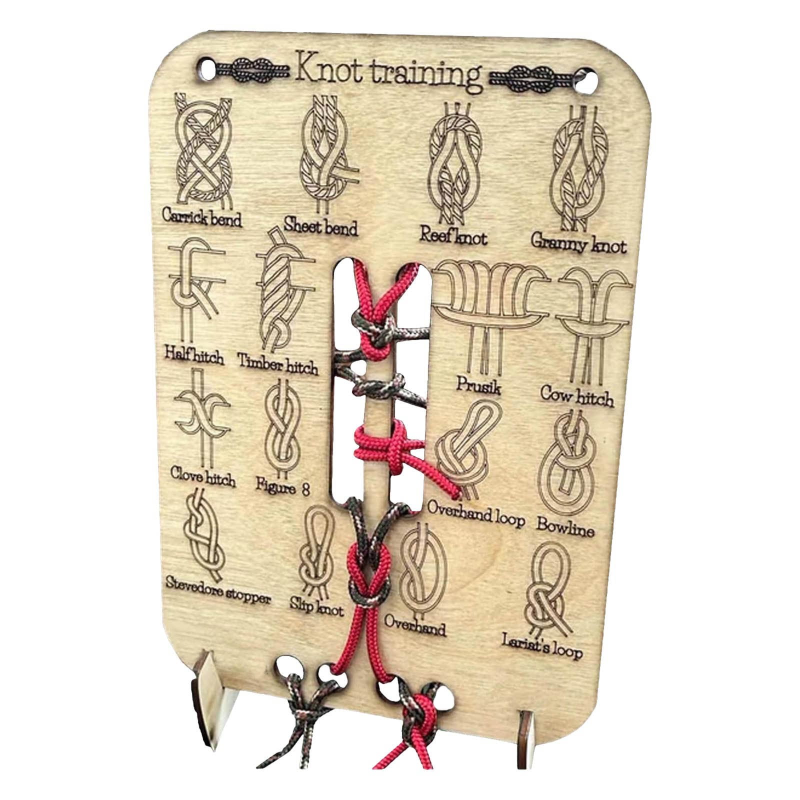 Hot Sale | Learn Knot Training Board Knot Tying Practice Board Kit ...