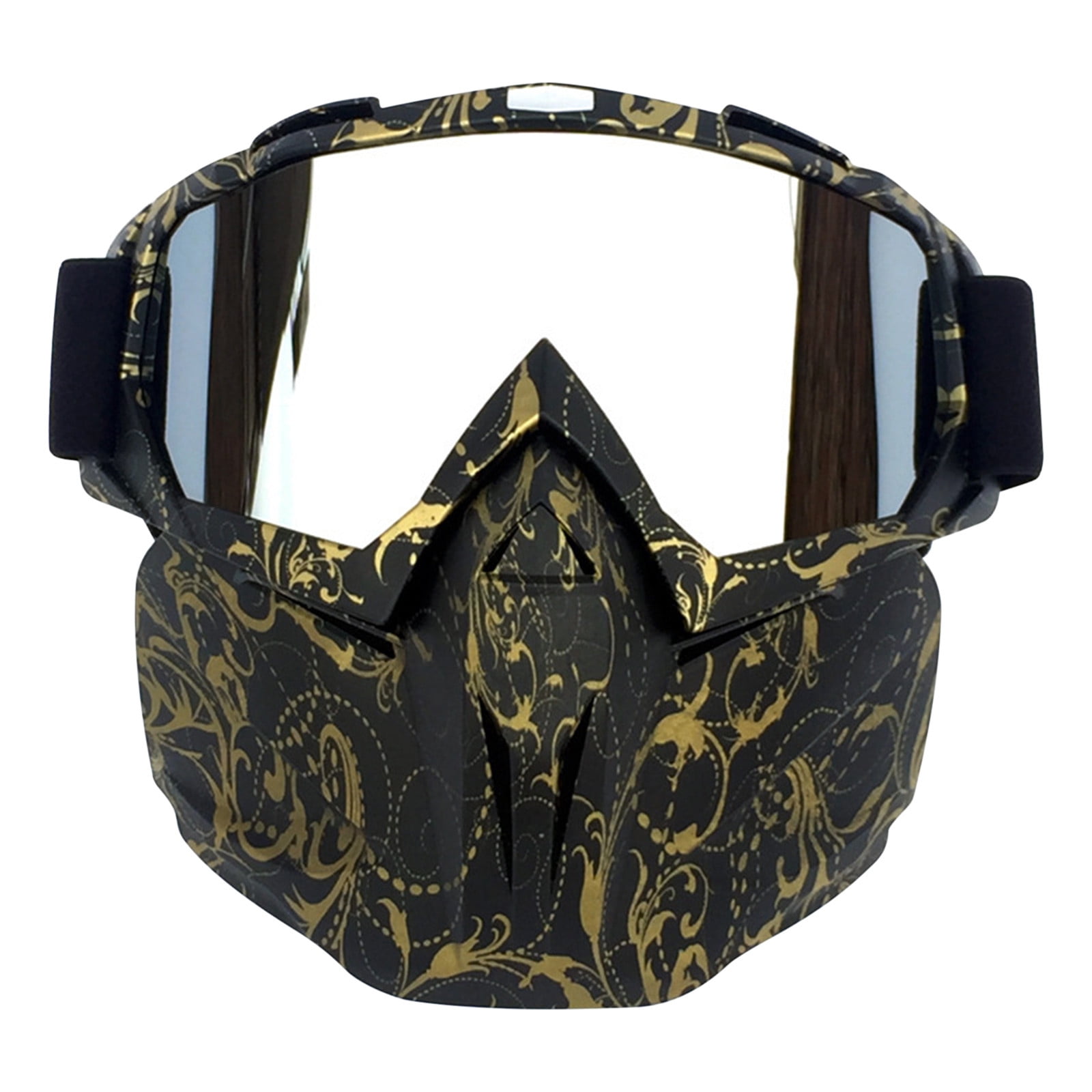 Hot Sale！Motorcycle Face Mask Full Face,Dirt Bike Goggles Motocross,ATV ...
