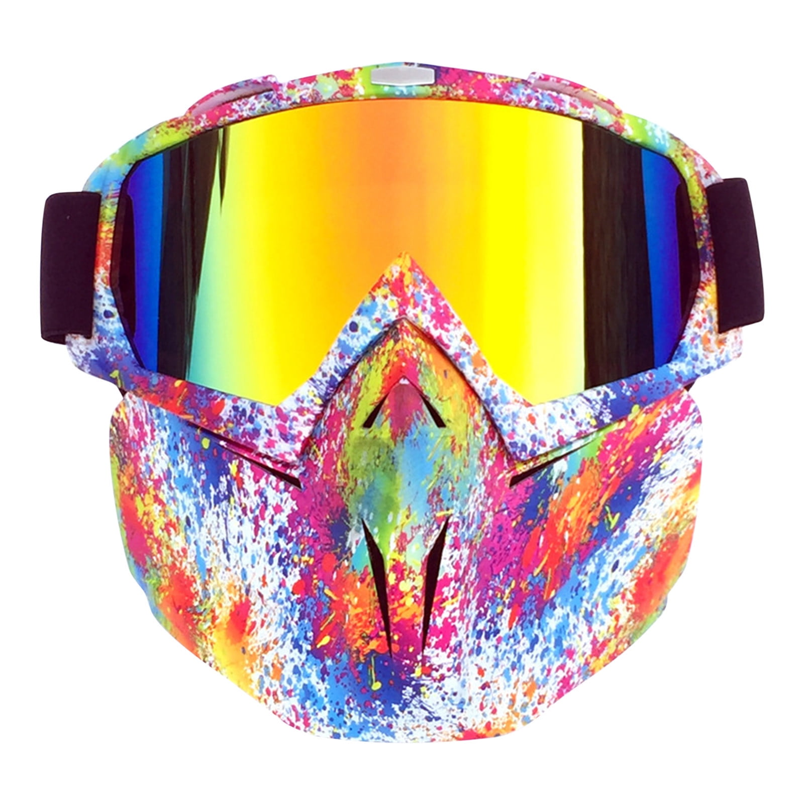 Hot Sale！Motorcycle Face Mask Full Face,Dirt Bike Goggles Motocross,ATV ...
