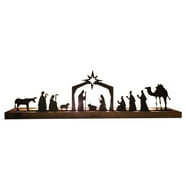 12-Piece Hand-Painted Nativity Scene Set, Mini Religious Christmas ...