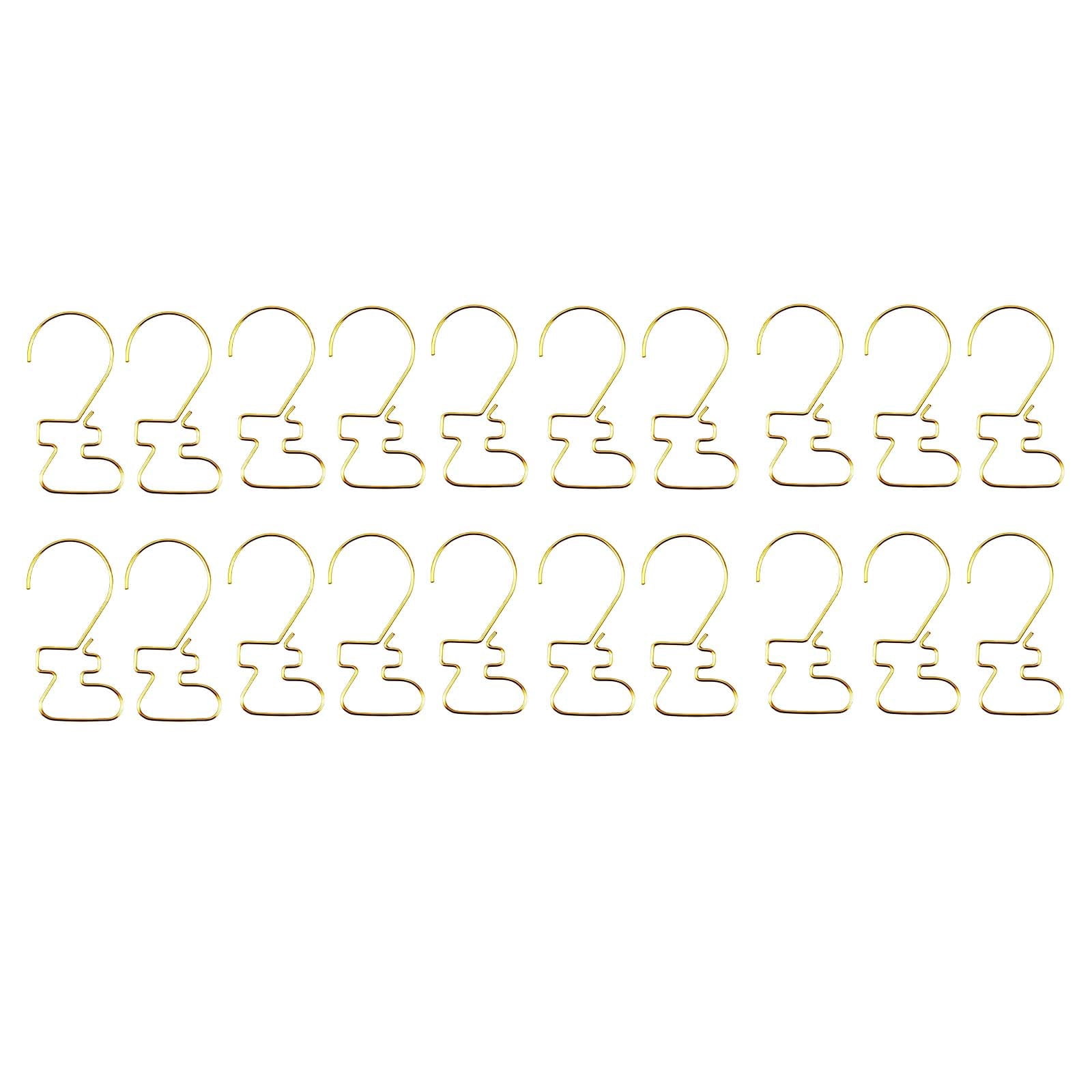 Hot Sale!Oimcto Christmas Hooks 20Pcs Christmas Stocking Hooks - Gold ...