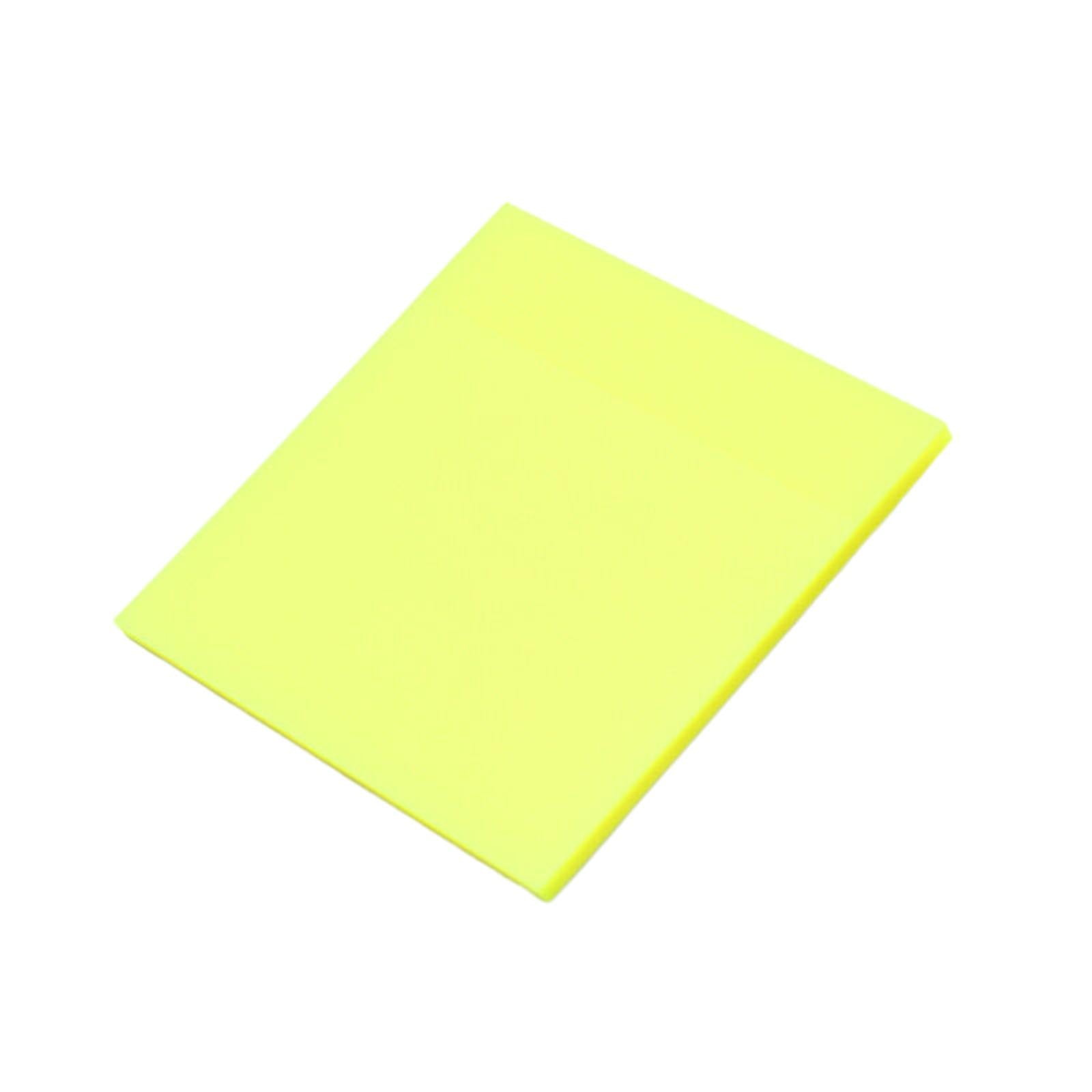 Hot Sale! Pedty Transparent Sticky Notes Yellow,Pet Fluorescent Sticky ...