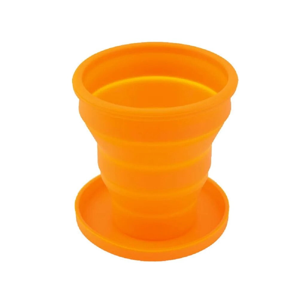 Hot Sale Portable Silicone Retractable Folding Cup With Lid Outdoor ...