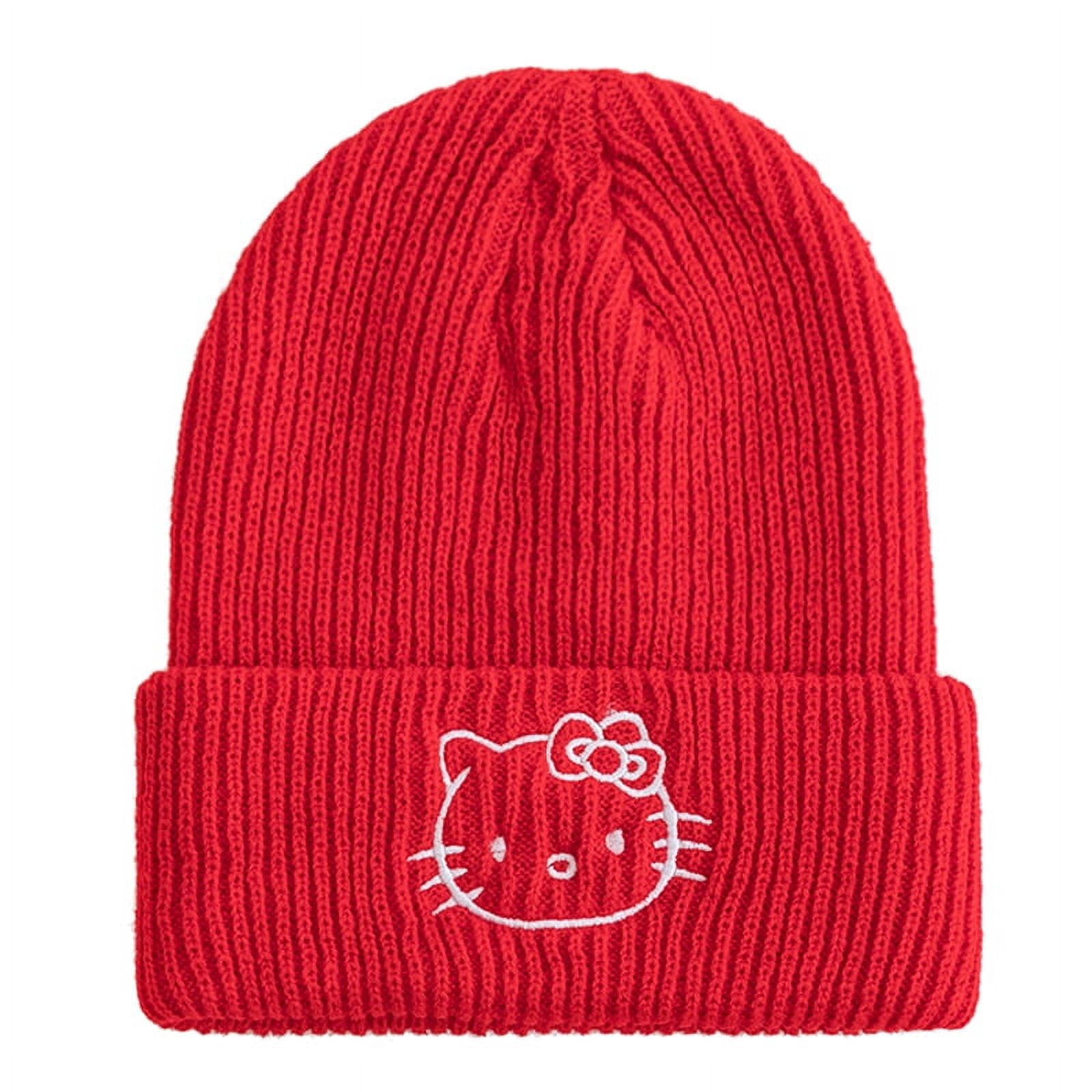 Hot Sale Saniro Hello Kitty Beanie Hat Women Cute Cartoon Cinnamoroll ...