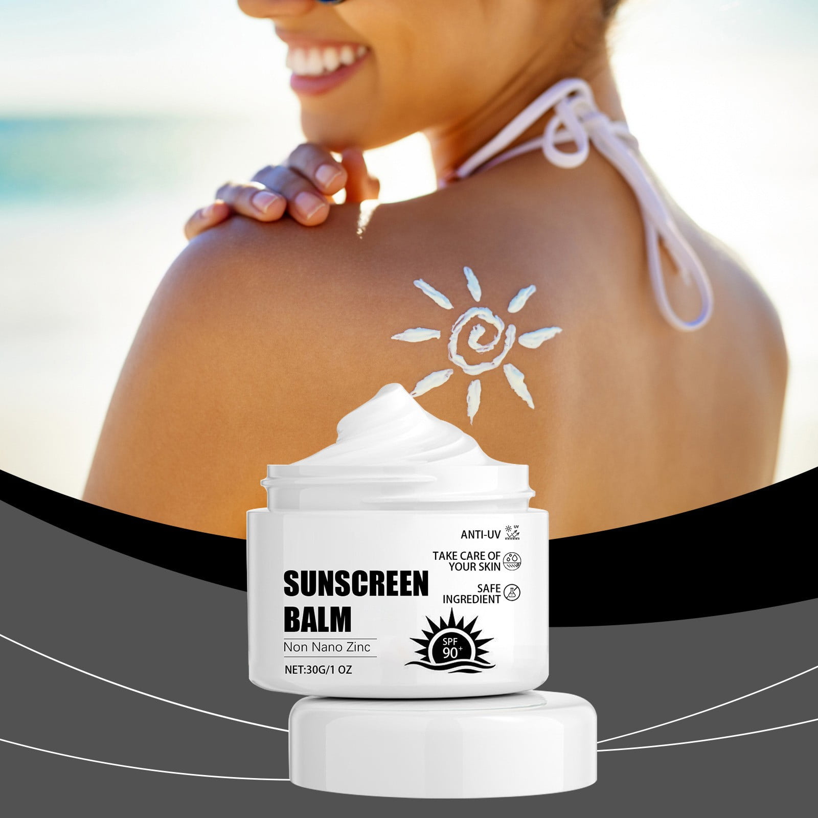 Hot Sale! Sunscreen Balm High-efficiency Sunscreen Skin Care Paste ...