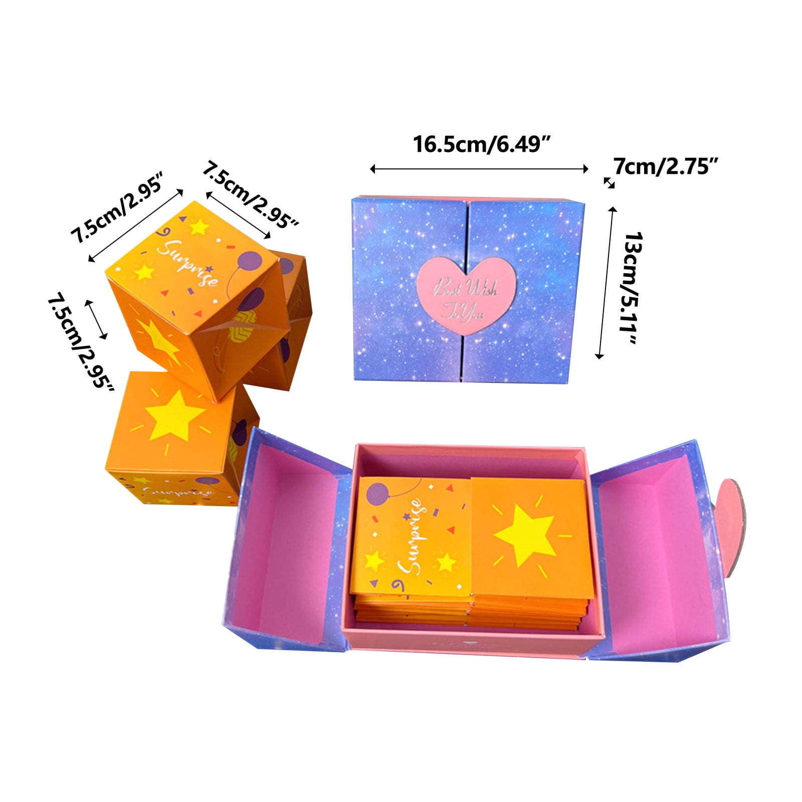 Hot Sale！Surprise Gift Box Explosion for Money Valentine's Day ...