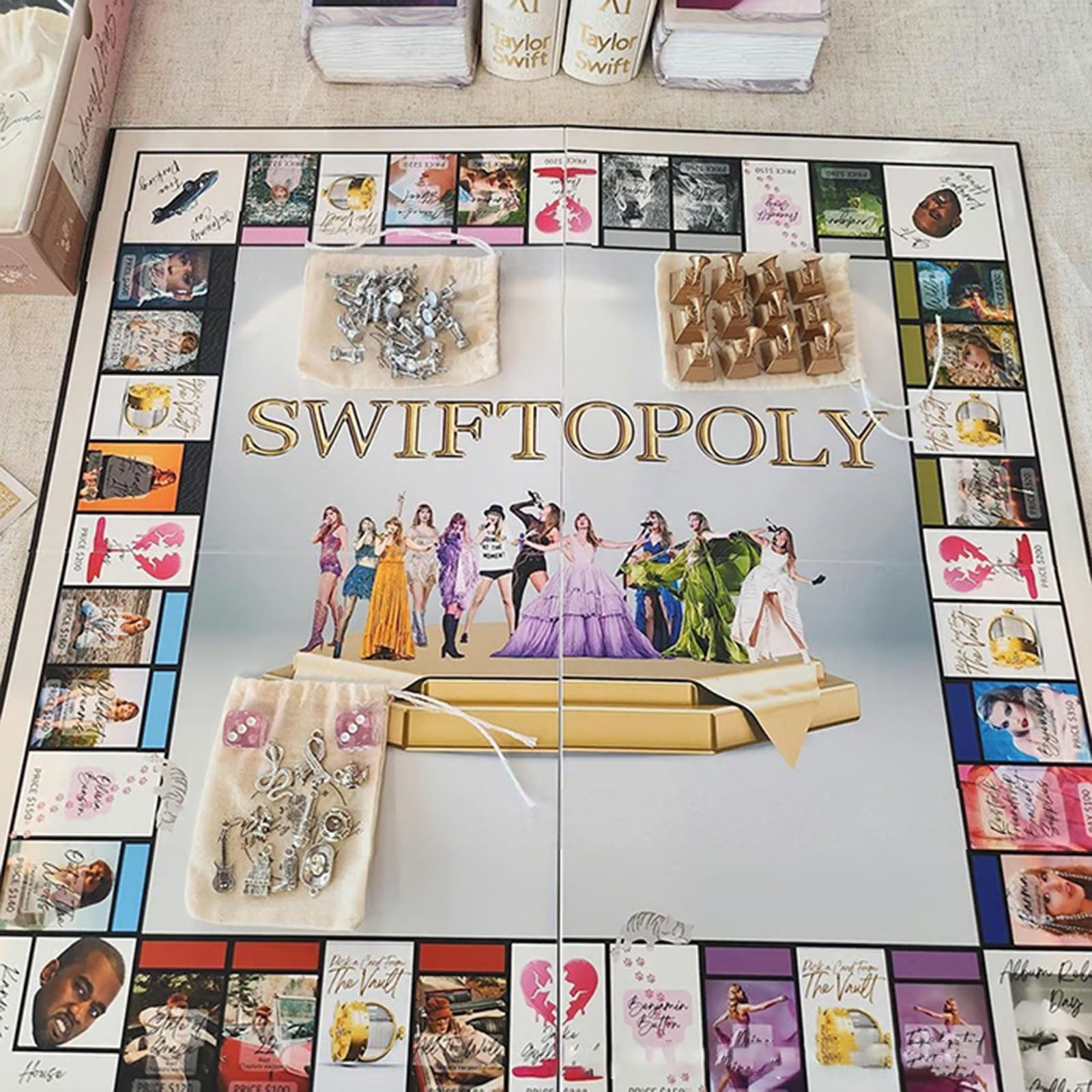 Hot Sale!!Swiftopoly Monopoly Boardgame, Merry Christmas Family Party ...