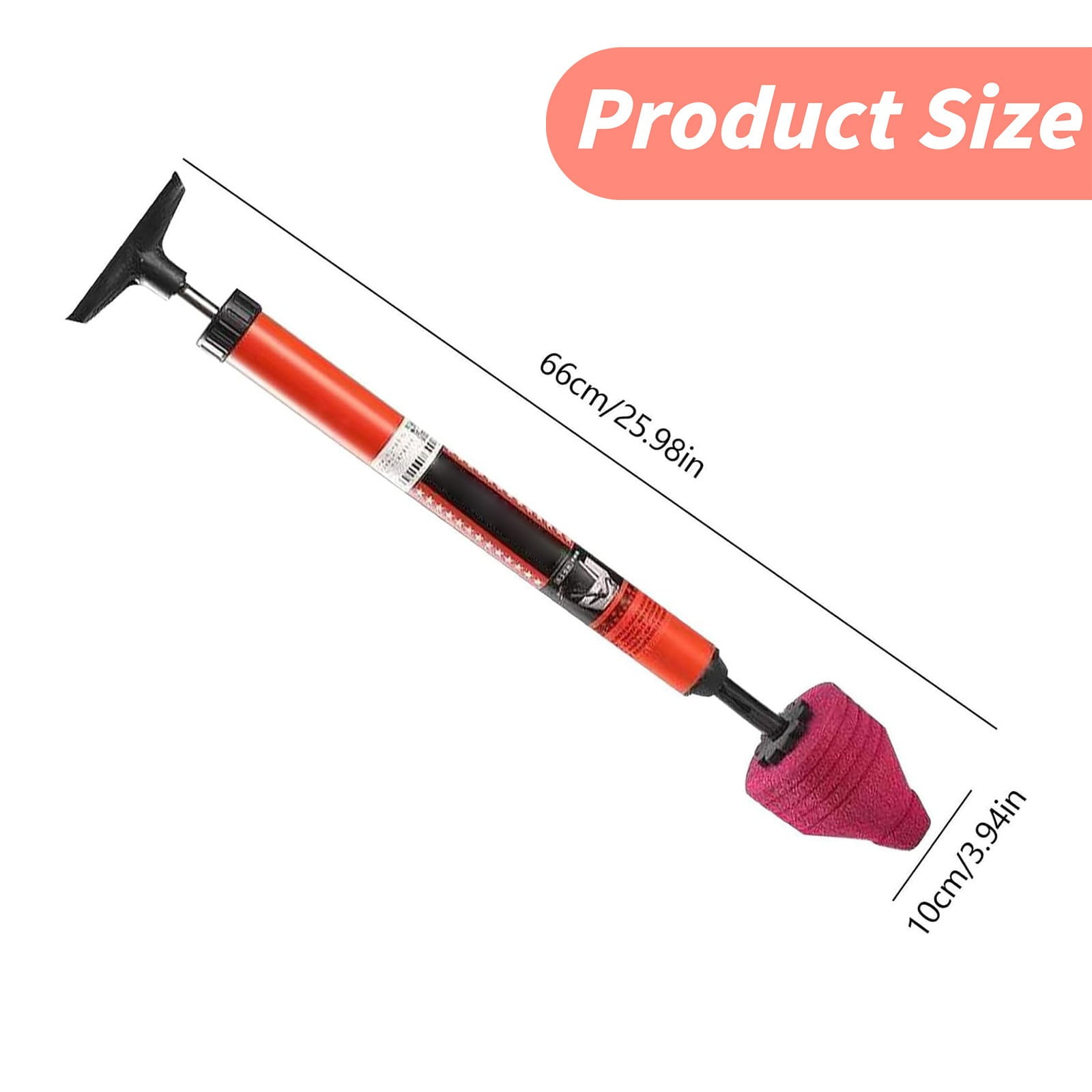 Drain Snake Garden Ile Heavy Duty Black Toilet Plunger Powerful Drain ...