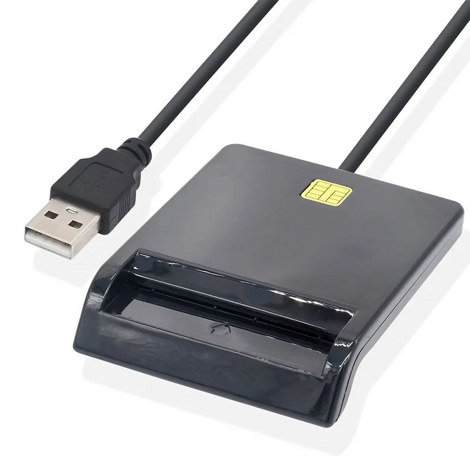 Hot Sale USB 2.0 Smart Card Reader Memory for ID Bank SIM CAC ID Card ...