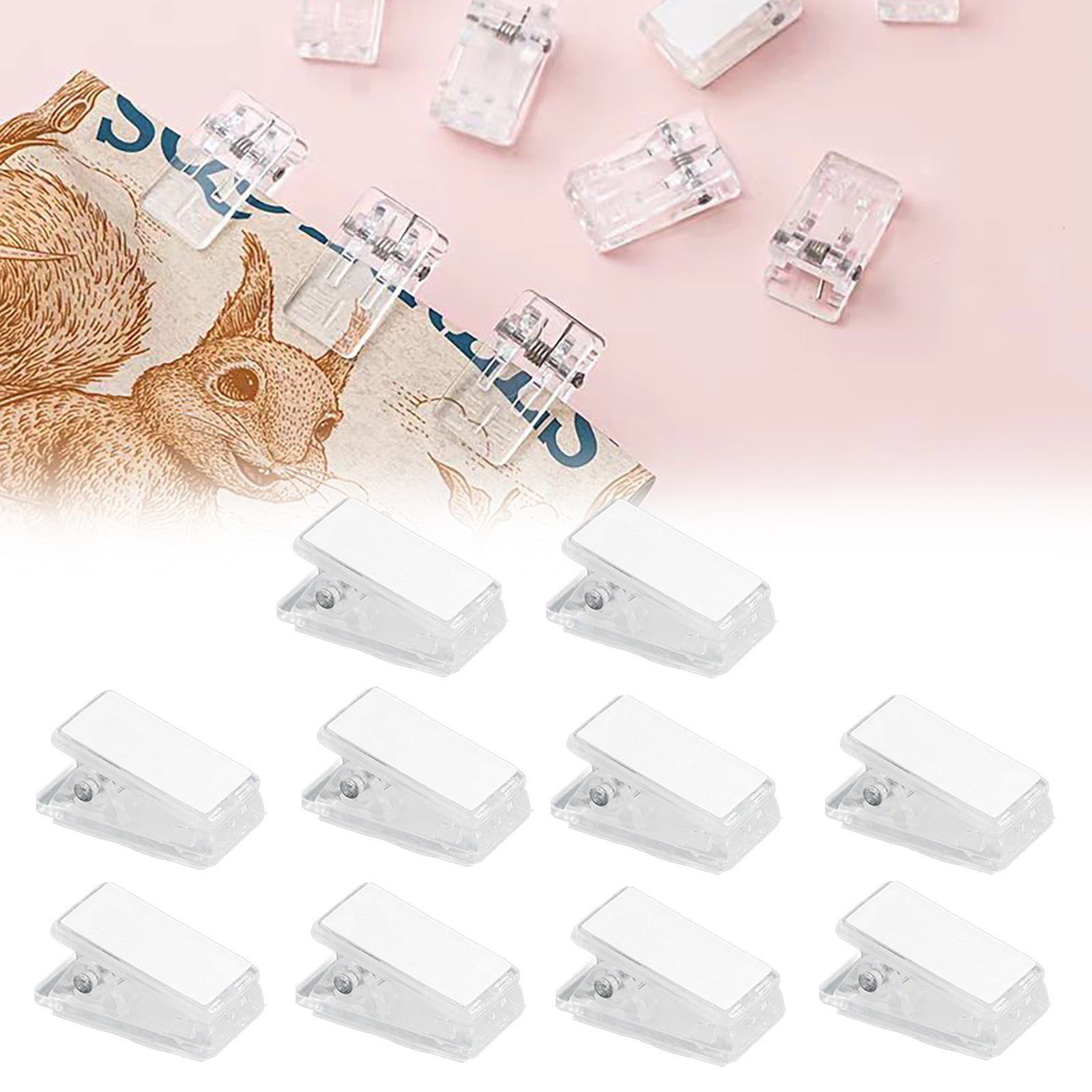 Hot Sale!Veeogra Chip Clips,Clothes Pins,Tapestry Wall Hangers Self ...
