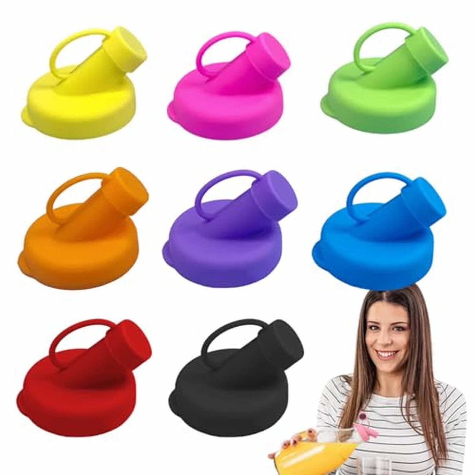 Hot Sale! Veeogra Silicone Bottle Replacement Lids – Leak Proof & Freshness Preserving Caps for ...