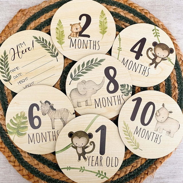 Hot Sale!! Wooden Announcement Sign Welcome Newborn | Wooden Baby ...