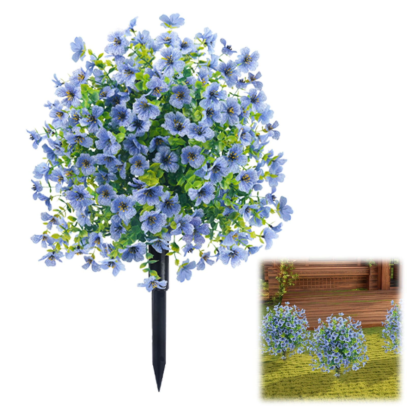 Hot Sale!Xerdia Artificial Flowers with Ground Spikes, Garden Stake ...
