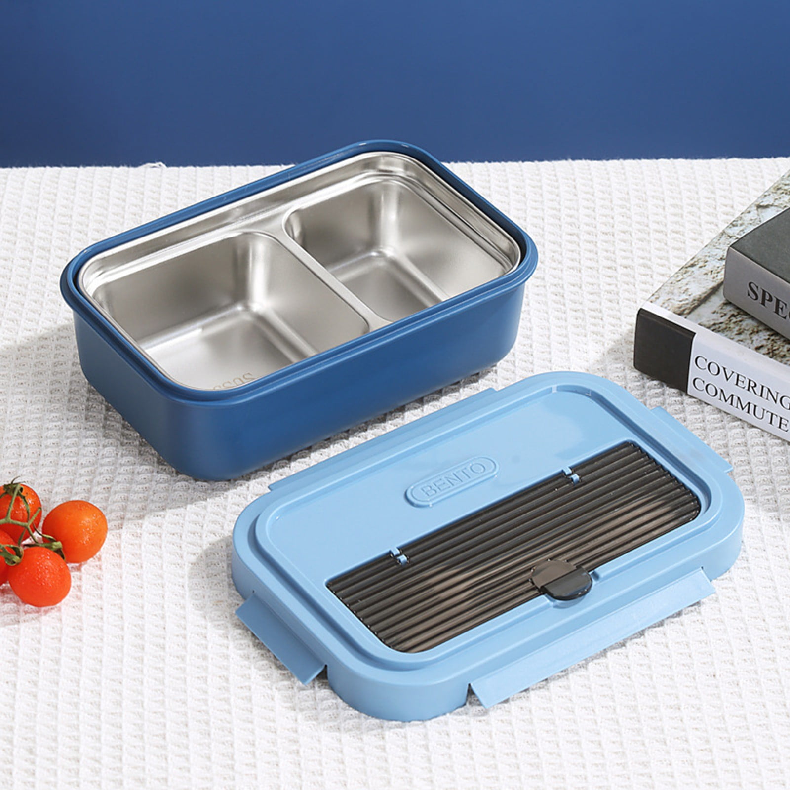 Hot Sale!npkgvia Dinnerware,Cutlery,Double Stack Lunch Box Eating ...