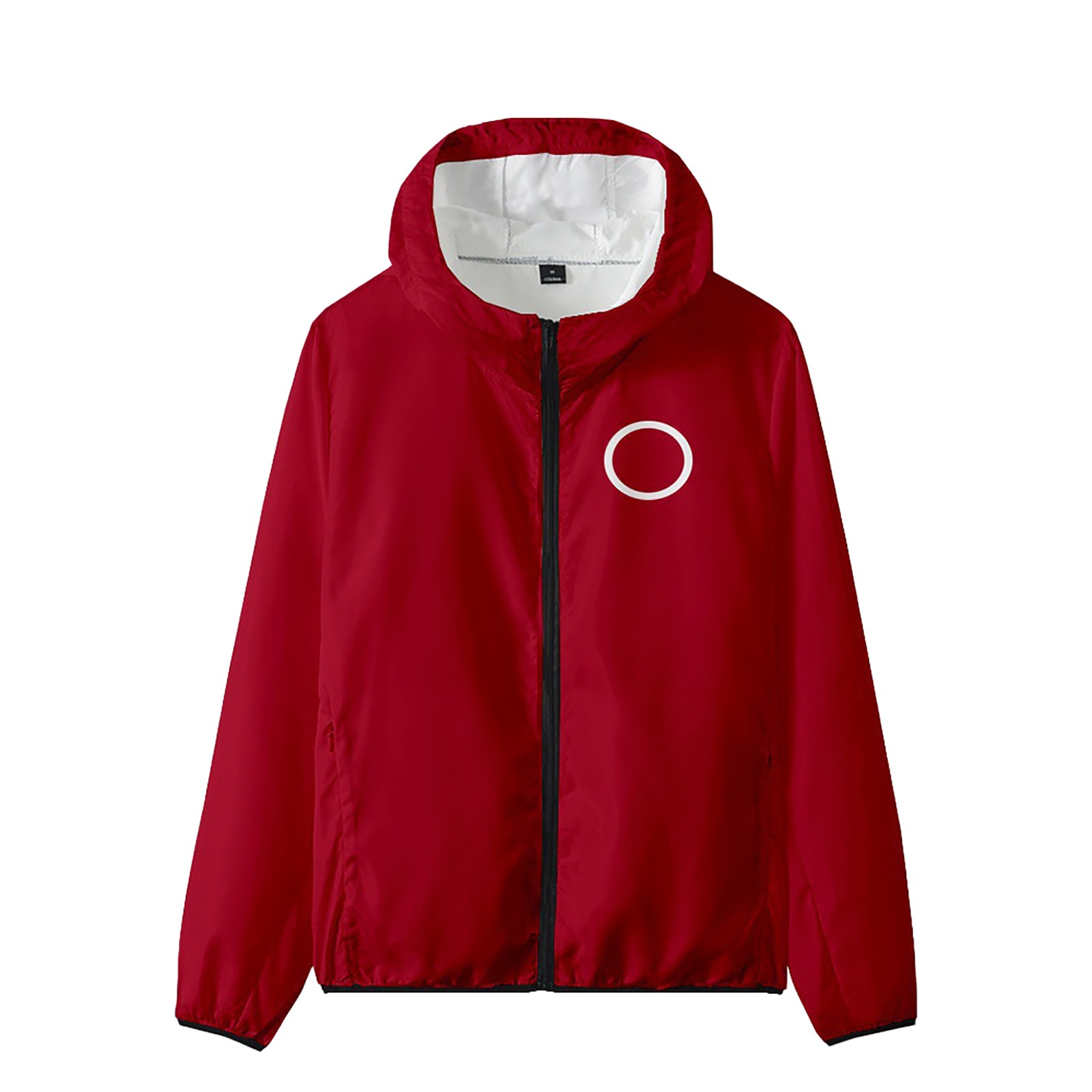 Hot Sale!squid Game 2 Korean Movie Red Hooded Coat Trench Coat Squid ...