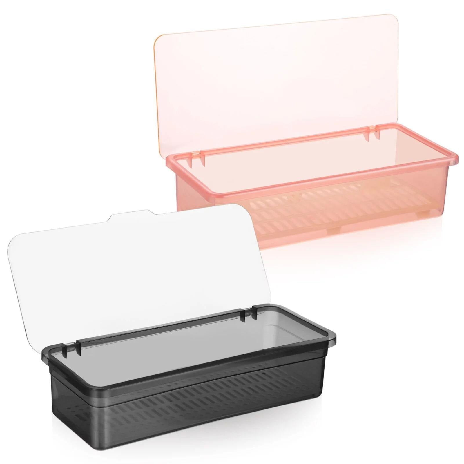 Clearance REALUX Flatware Plastic Trays with Lid Cutlery Organizer ...