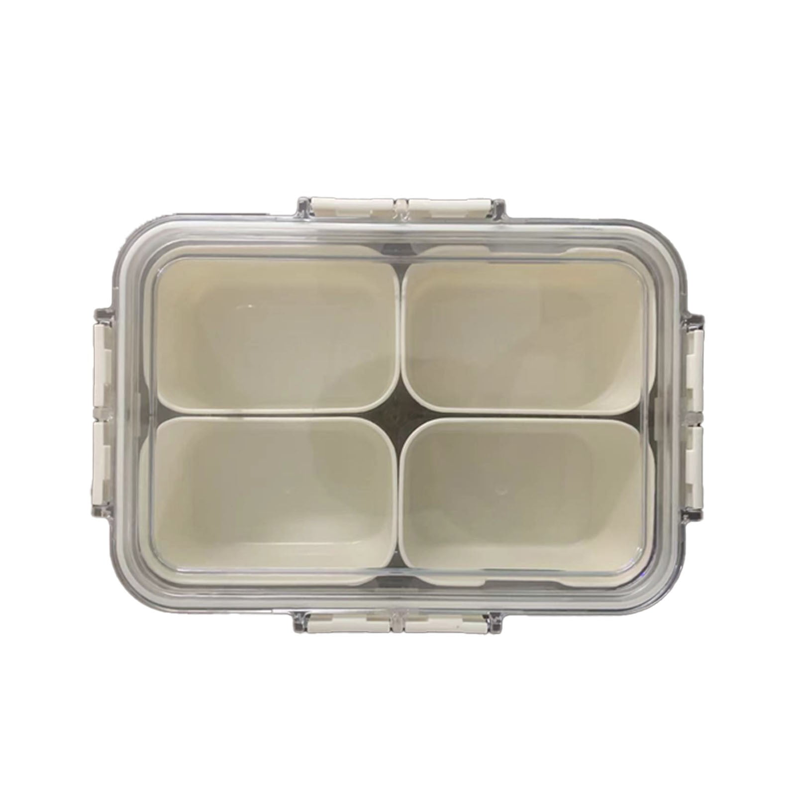 Hot Sales Clearance Organizer Plastic Divided Serving Tray with Lid and ...