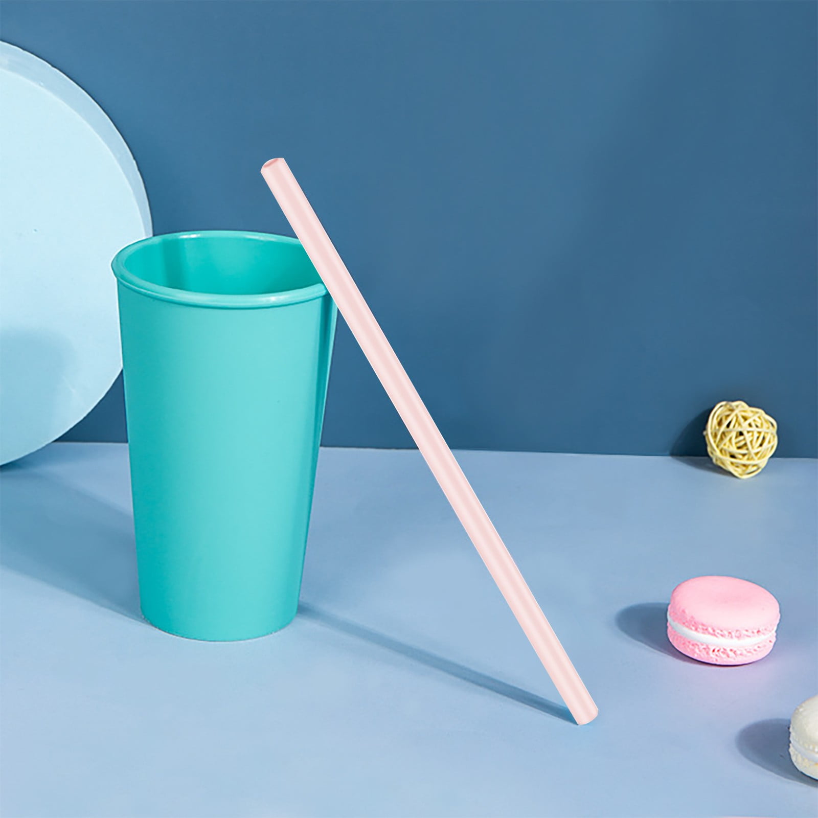 Hot Sales! Long Silicone Reusable Straws Travel with Case, Collapsible ...