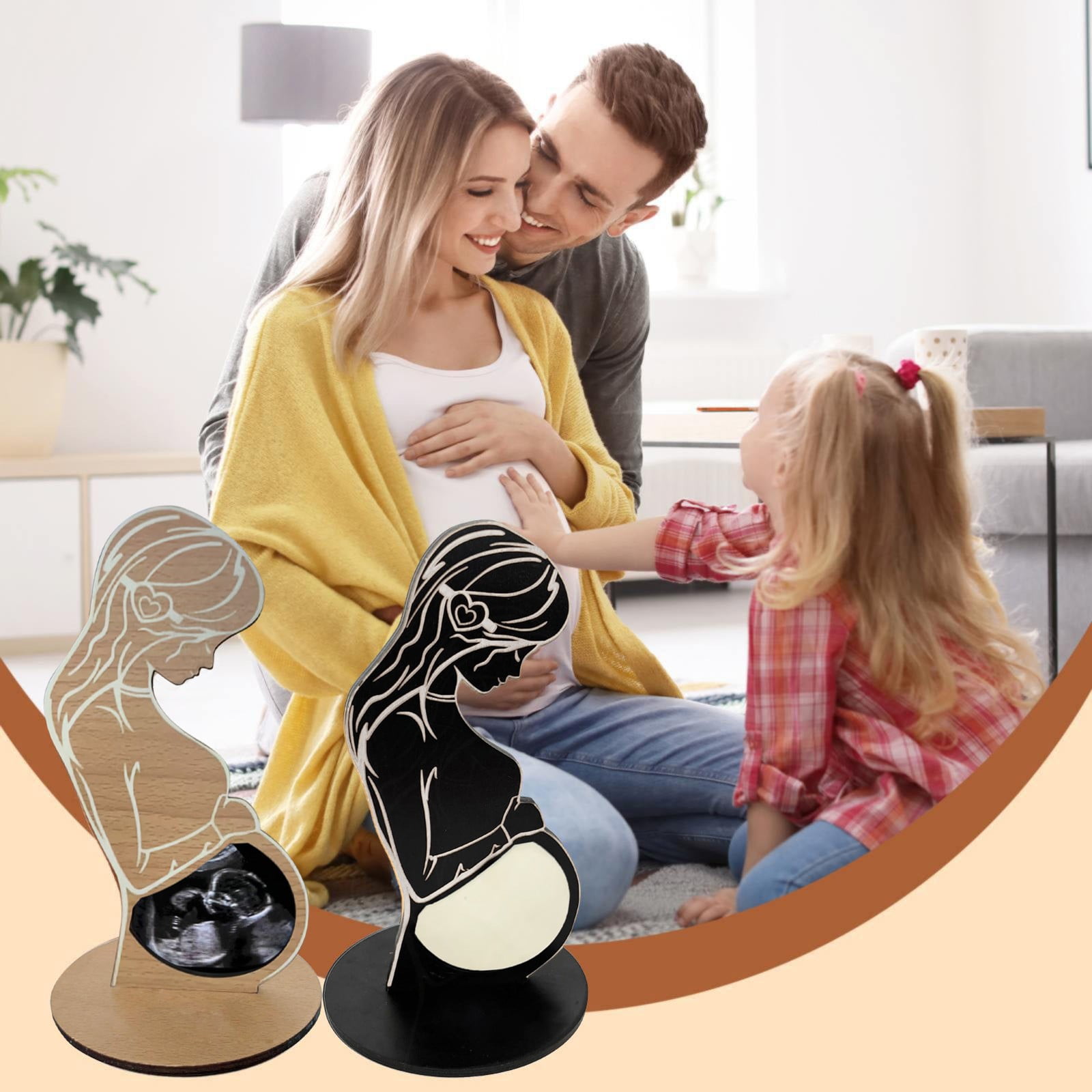 Hot Sales!!! Maternity Photo Frame Wooden Heart Photo Frame Mom ...