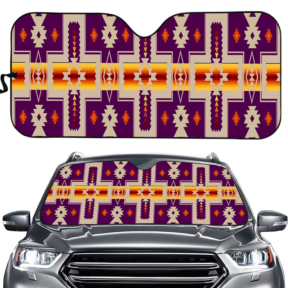 Hot Sales Tribal 3D Print Car Sun Shade Windshield Fold-up Large ...