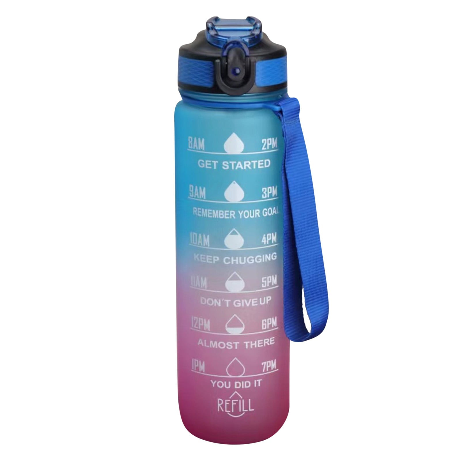 Hot Sales Walmart 2025 Clearance 32oz Motivational Water Bottle with Time Marker Drinking Water ...