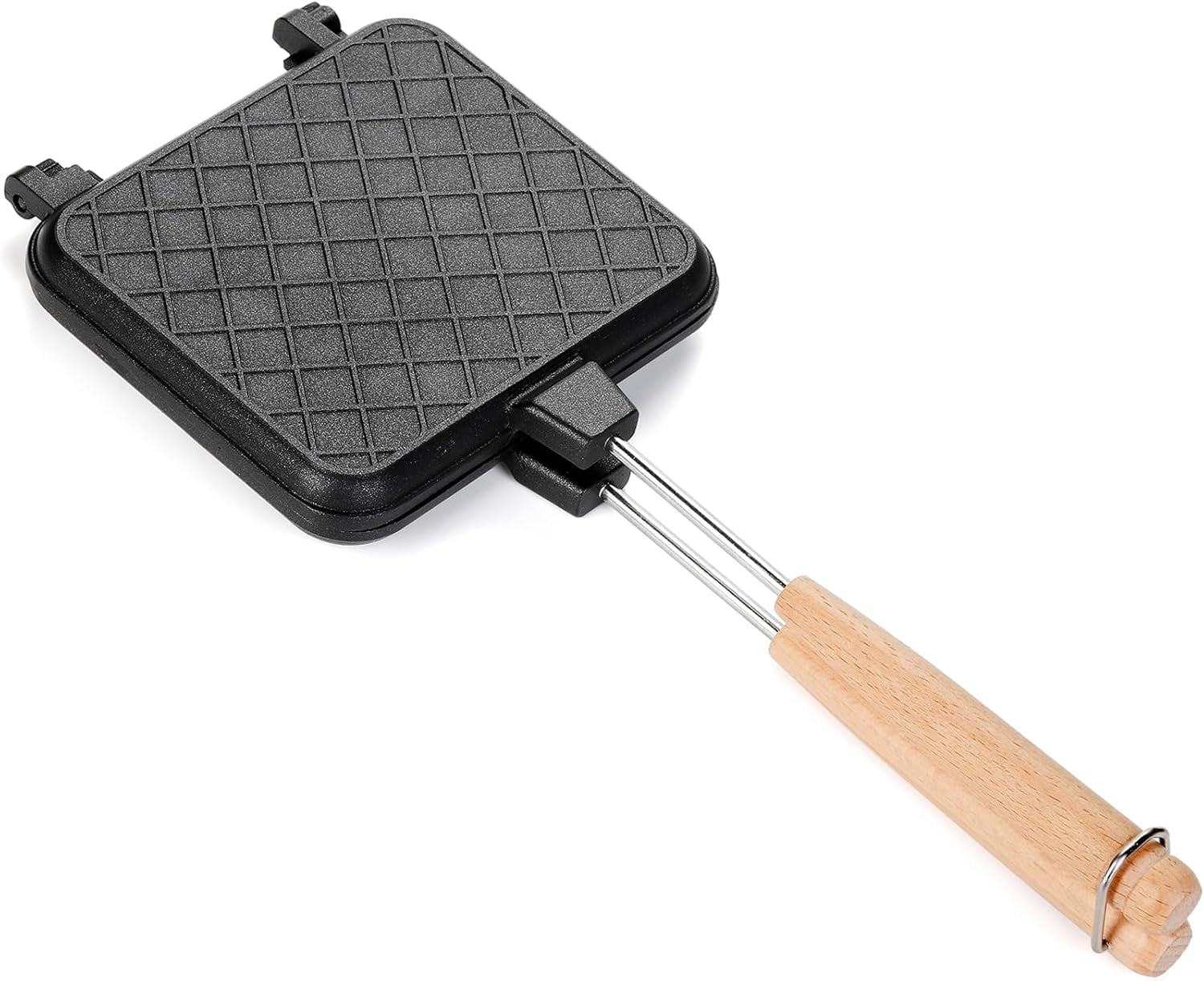 Hot Sandwich Maker, Non-stick Grilled Panini Maker Pan with Handle ...