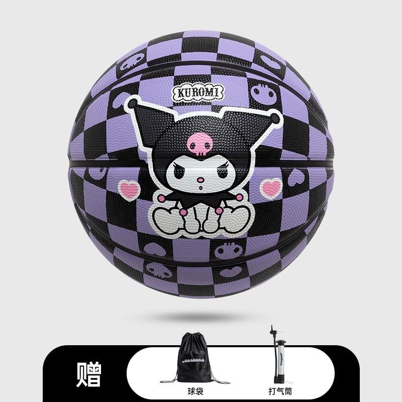 Hot Sanrio Kawaii Number 7 Standard Basketball Hello Kitty Cartoon Anti ...