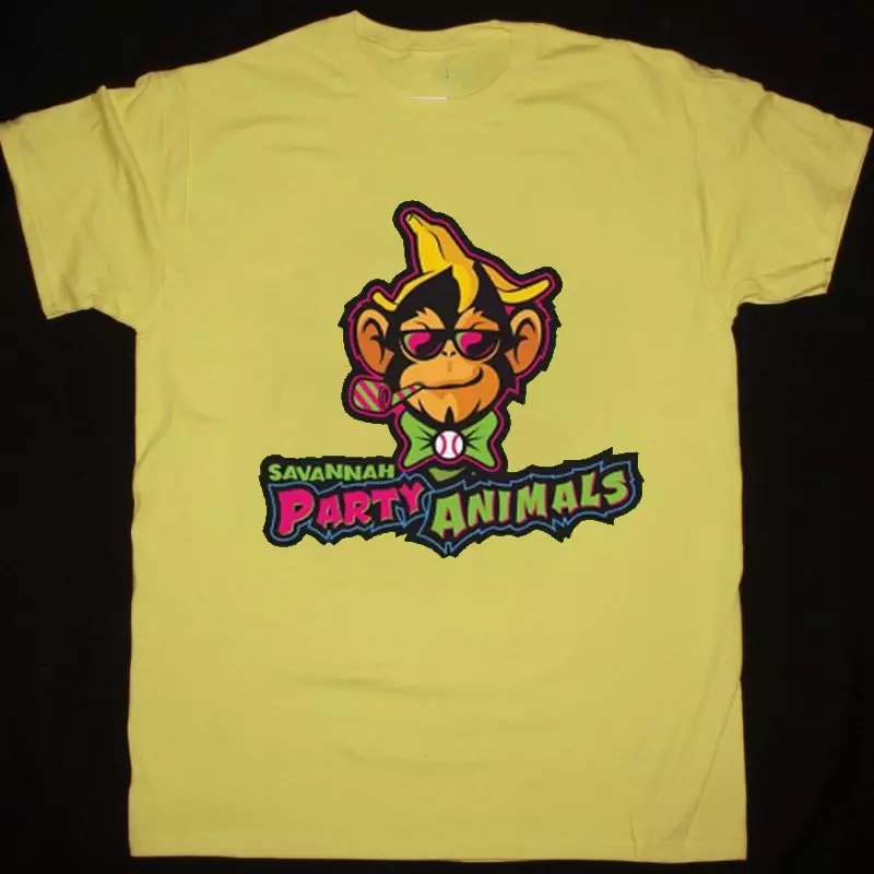 Hot Savannah Baseball Party Yellow T Shirt S-5XL - Walmart.com
