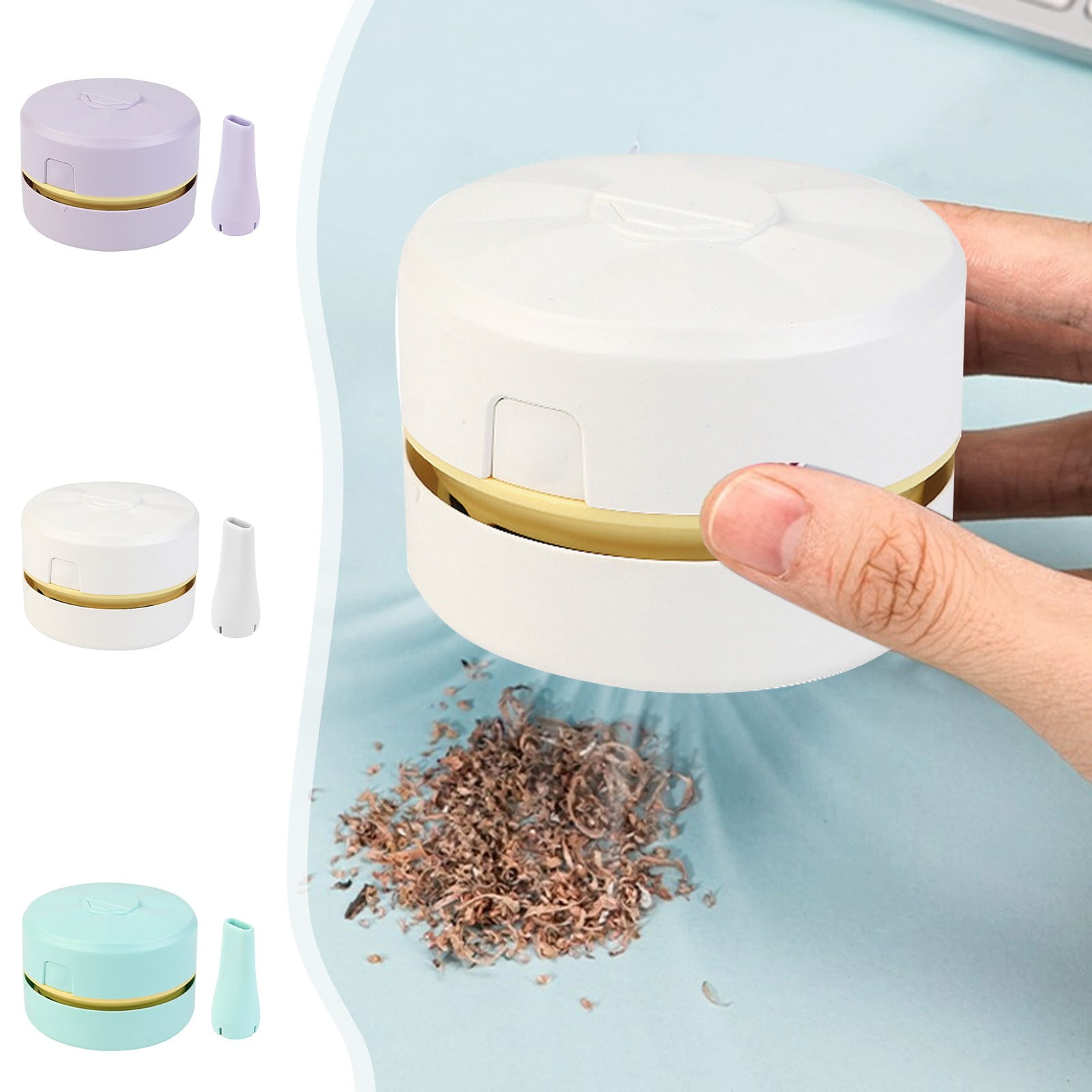 New Discount, USB - Rechargeable Desktop Vacuum Cleaner, Mini Duster ...