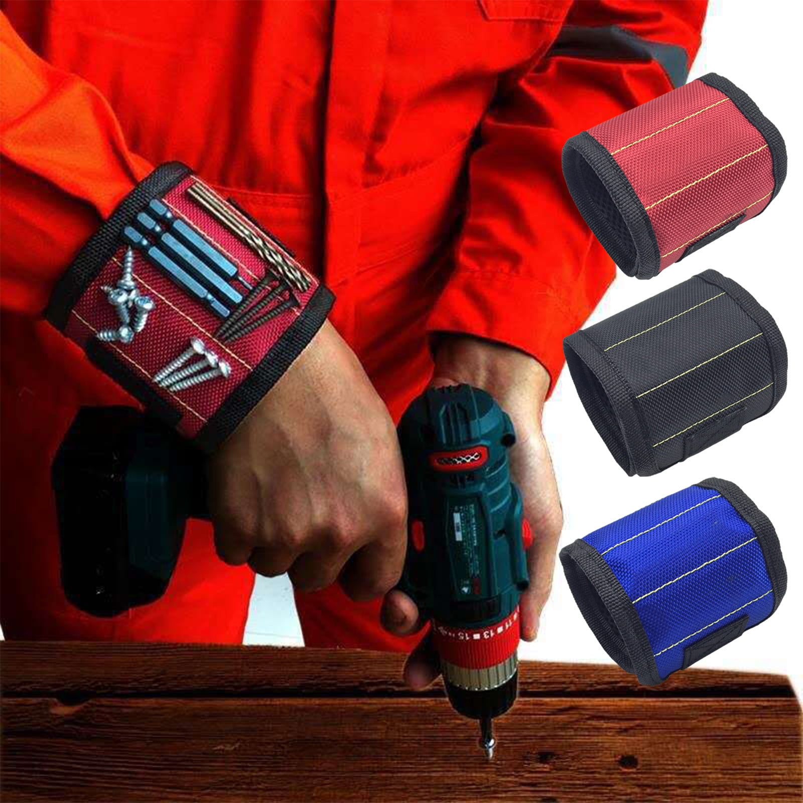 Hot Savings,Magnetic Wrist Strap Carpenter Tool, Nail Suction Wrist ...