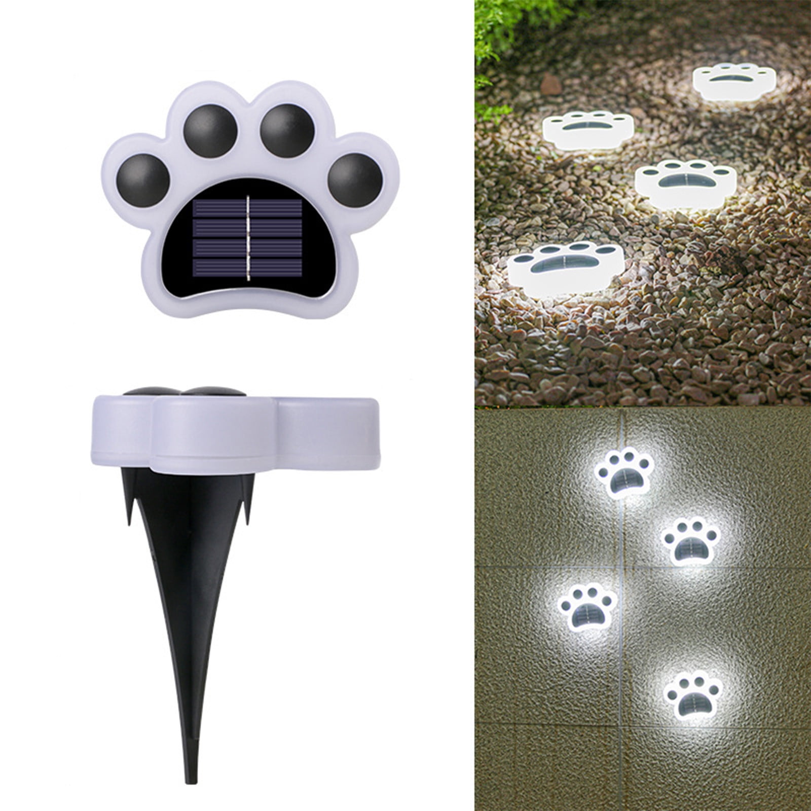 Hot Savings, Solar Powered Courtyard Lamp Underground Inserted, Outdoor ...