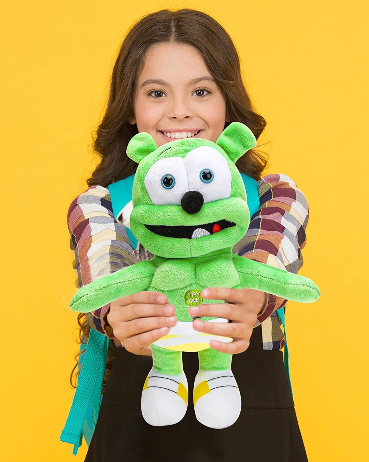 Hot Selling Green Plush Stuffed Gummy Bear Toys with Music Led Light ...