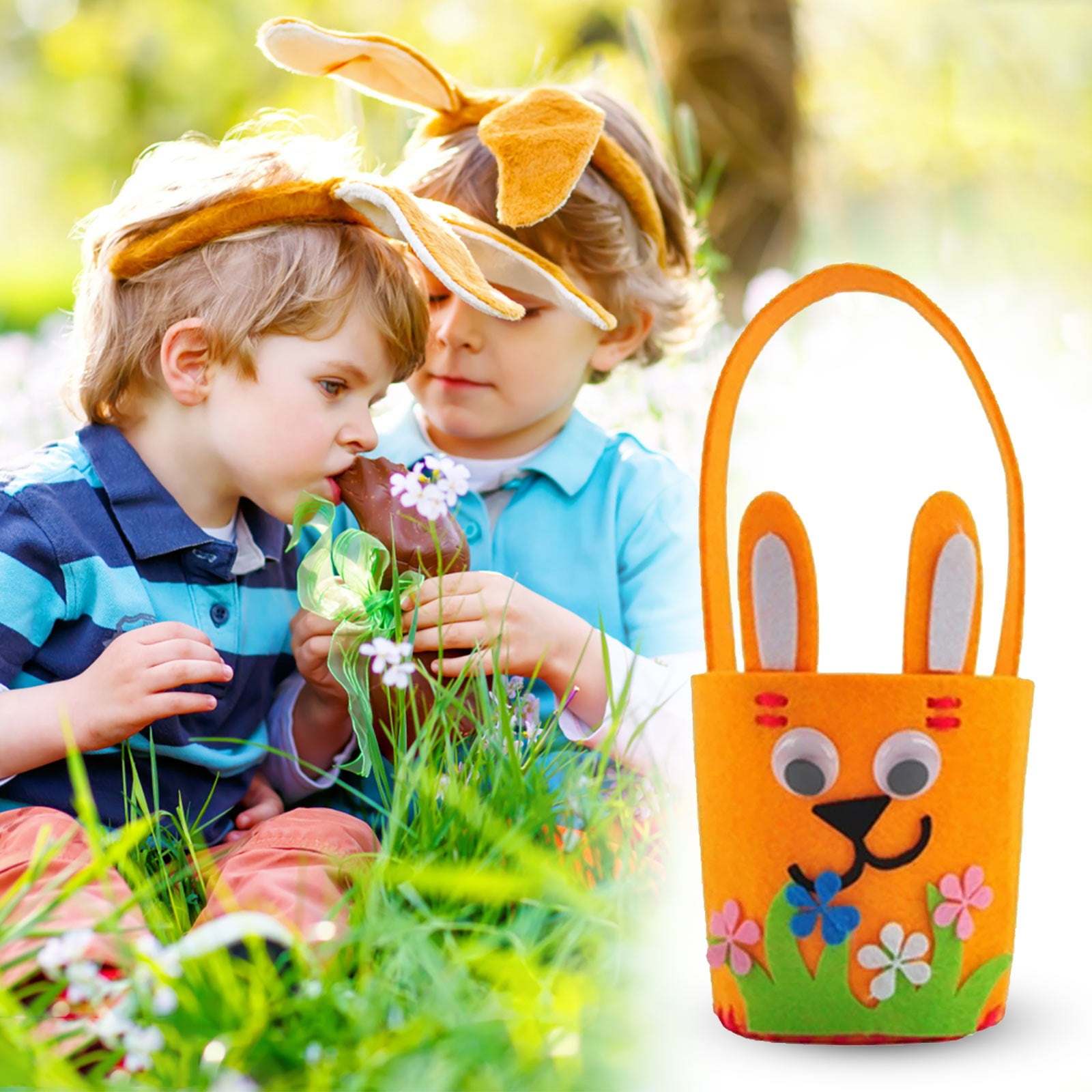 Hot Selling! Lssam Adorable DIY Personalized Easter Bunny Basket Craft ...