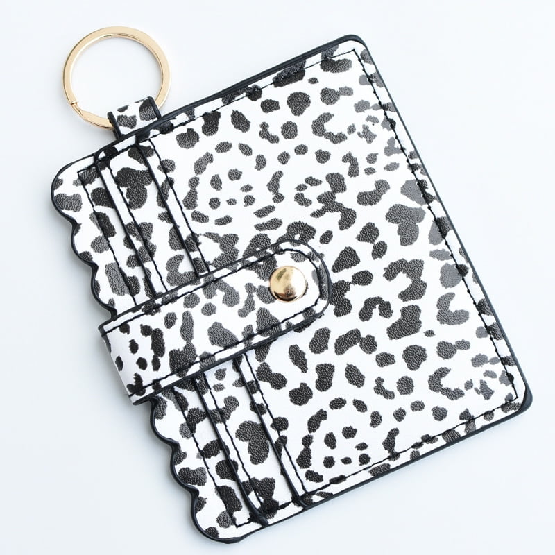 Hot-Selling Women's Leopard Print PU Leather Card Holder Multi-Slot ...