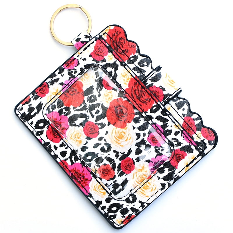 Hot-Selling Women's Leopard Print PU Leather Card Holder Multi-Slot ...