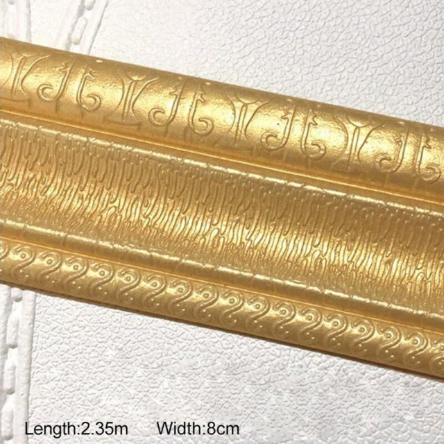 Hot Sells Self Adhesive Bottom Board Corner Line Sticker, Molded Trim ...